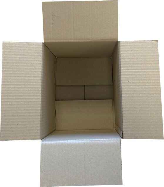 Caisse en carton simple cannelure 30 x 25 x 30 (cm).