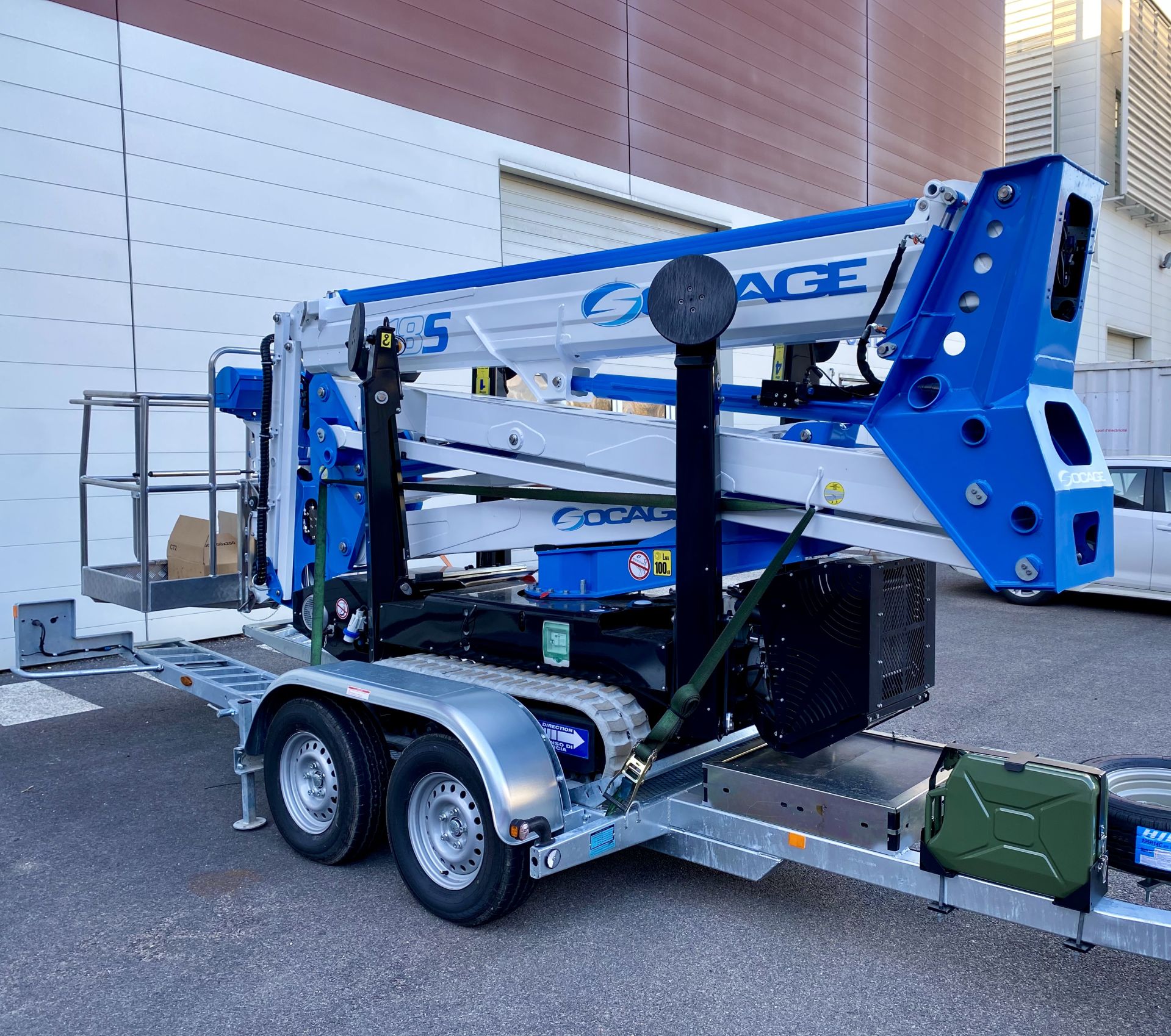 Nacelle araignée 18s - 18m avec jib