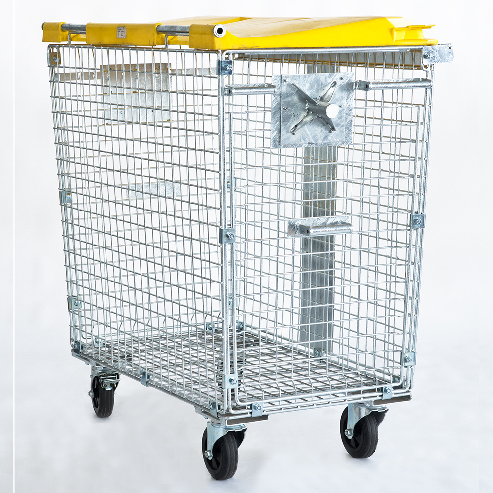 Conteneur déchets grillagé 770 l Conteneur déchets grillagé 770 l