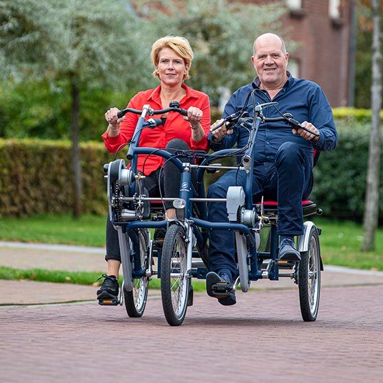 Tricycle tandem cote à cote van raam fun2go devis sous 1h