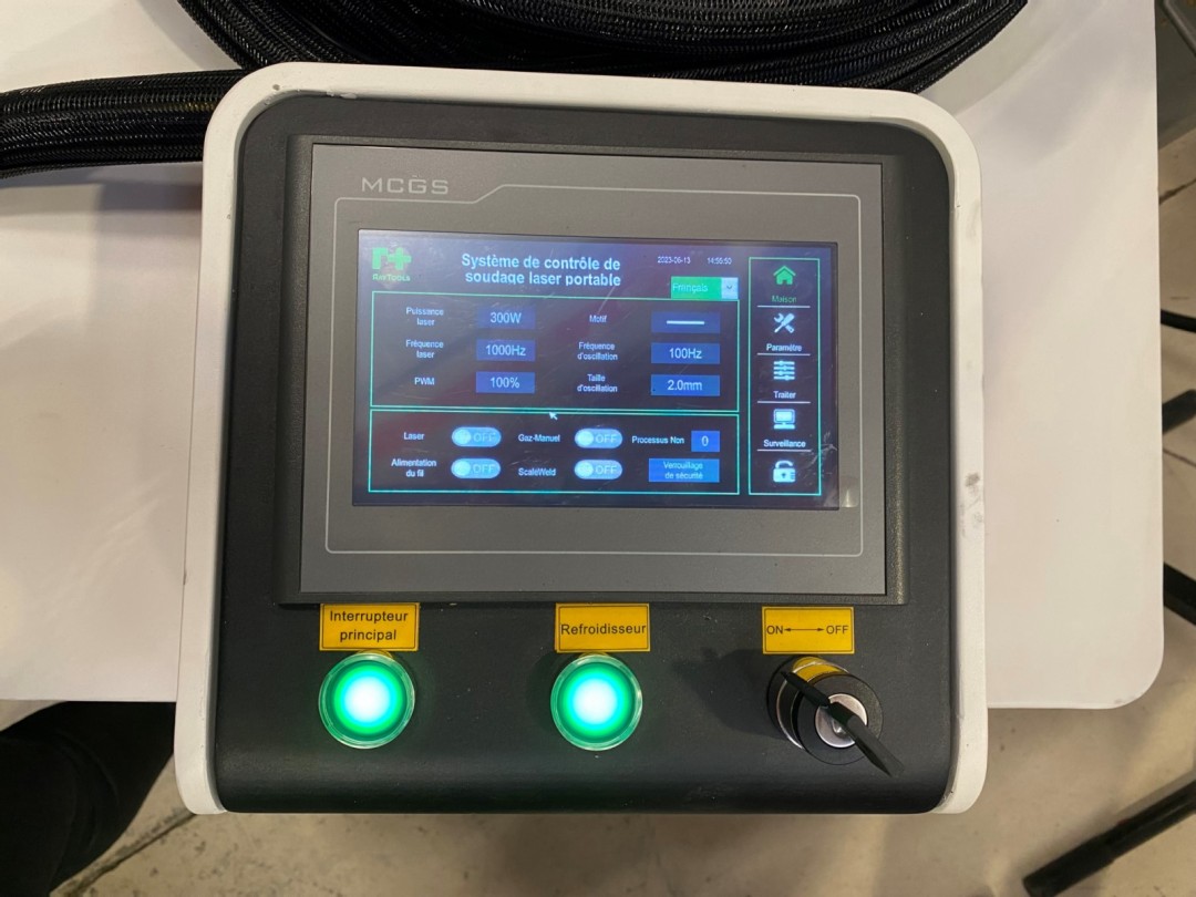 Poste a souder ADFORM - Poste laser fibre 4 en 1