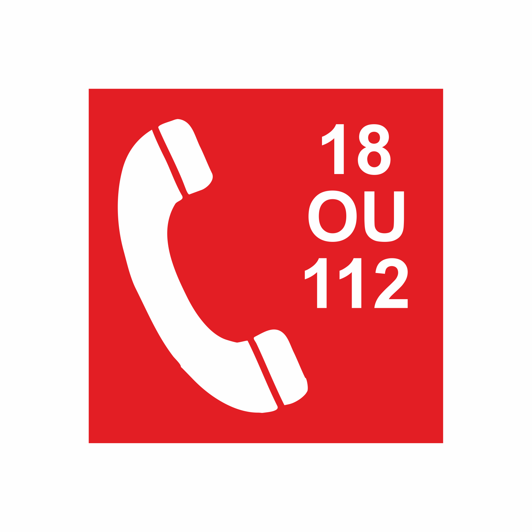 Etiquette de sécurite incendie pvc (pictogramme)