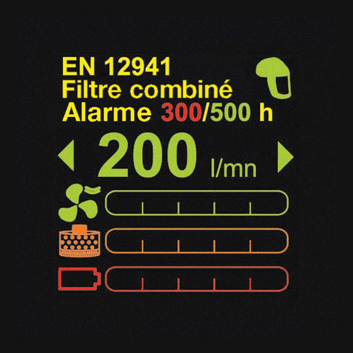 Systeme respiratoire cleanair chemical 2f plus