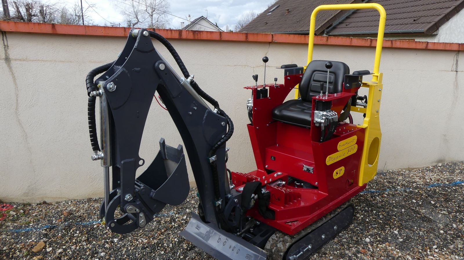 Mygale 500 micro pelle 500kg force 1t2 devis sous 1h