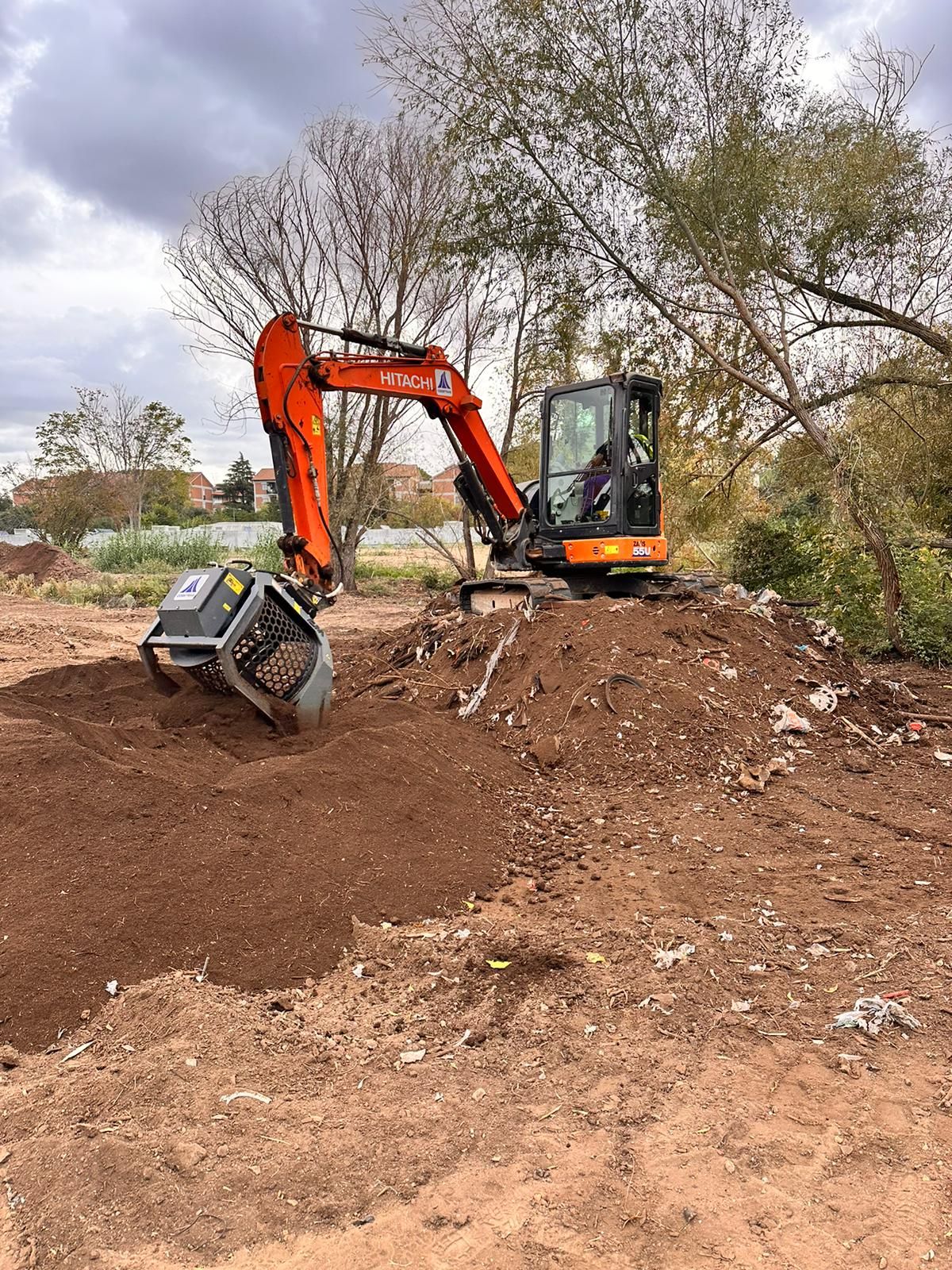 Godet cribleur avec panier rotatif - CBR 10 devis sous 24h