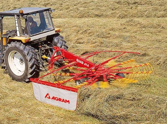 Twin 331 - andaineur monorotor porté - agram - 3,30 m | AGRAM | Hellopro