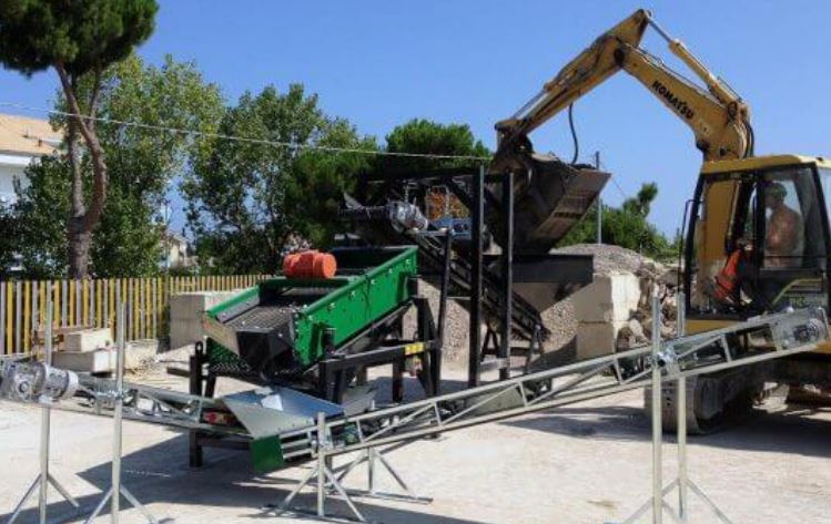 Crible fixe KOMPLET WV 2080 - pour matériaux de taille petite à moyenne ...