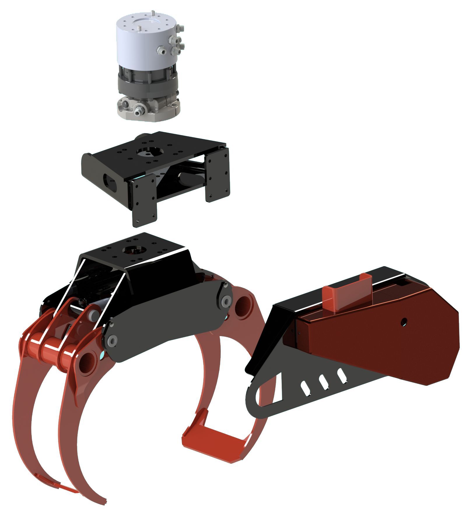 Grappin forestier pour pelle 1-24 tonnes