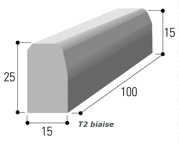 Bordure type t2 devis sous 24h