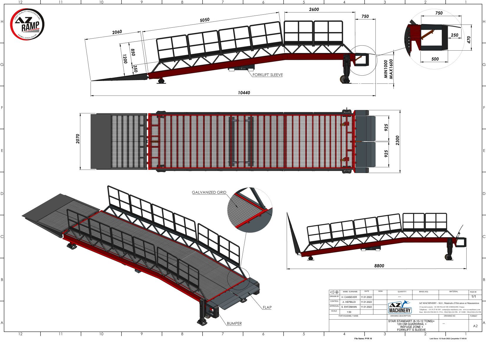 Rampe mobile - az ramp star galva