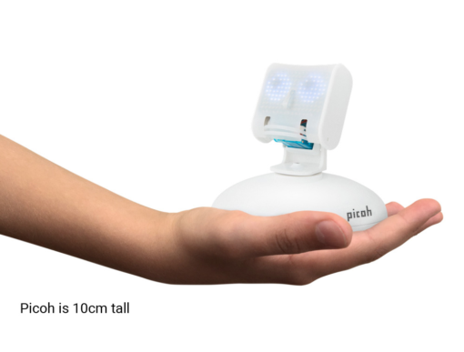 KIT ROBOT ÉDUCATIF CONSTRUCTION PROGRAMMATION TÊTE HUMANOIDE PICOH OHBOT (BLANC / ORANGE ...