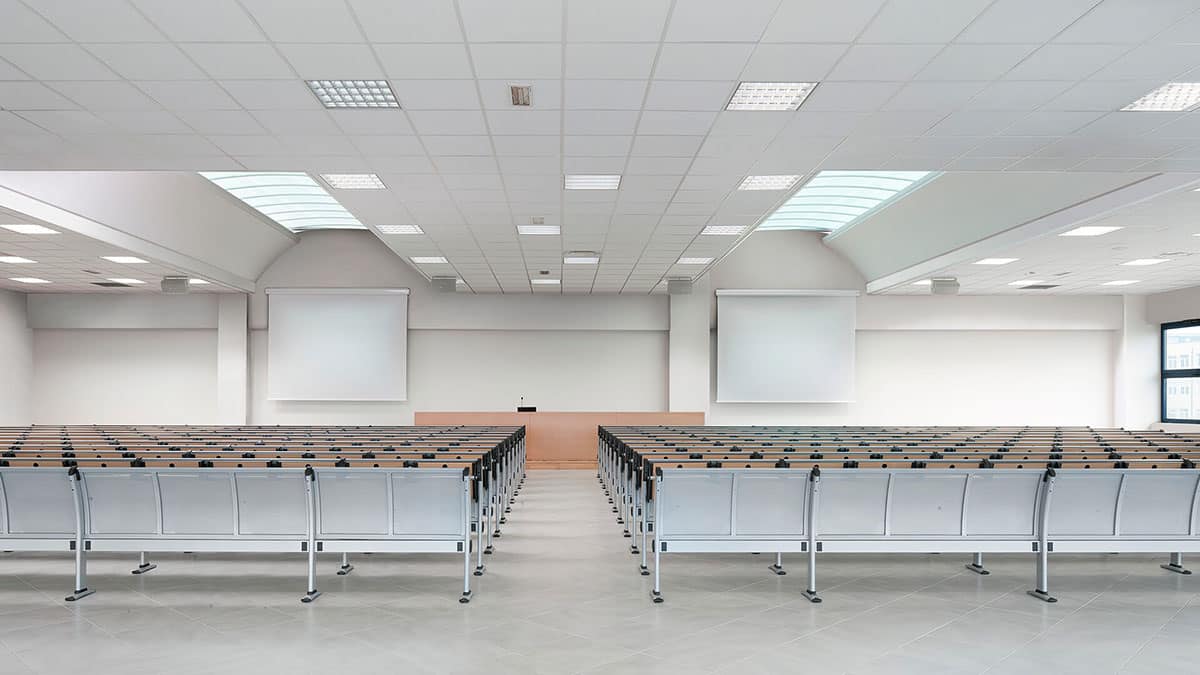 Siège d'amphithéâtre modulable en rangée droite pour les universités, salles de formation ...