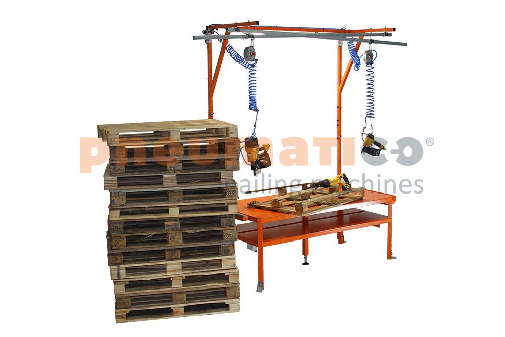 Table de réparation et recyclage de palette en bois wt1