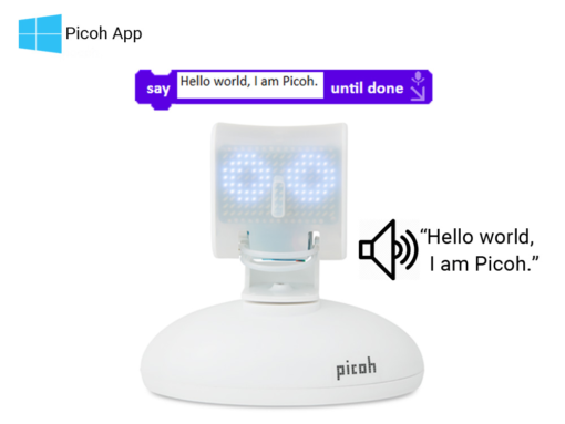 KIT ROBOT ÉDUCATIF CONSTRUCTION PROGRAMMATION TÊTE HUMANOIDE PICOH OHBOT (BLANC / ORANGE ...